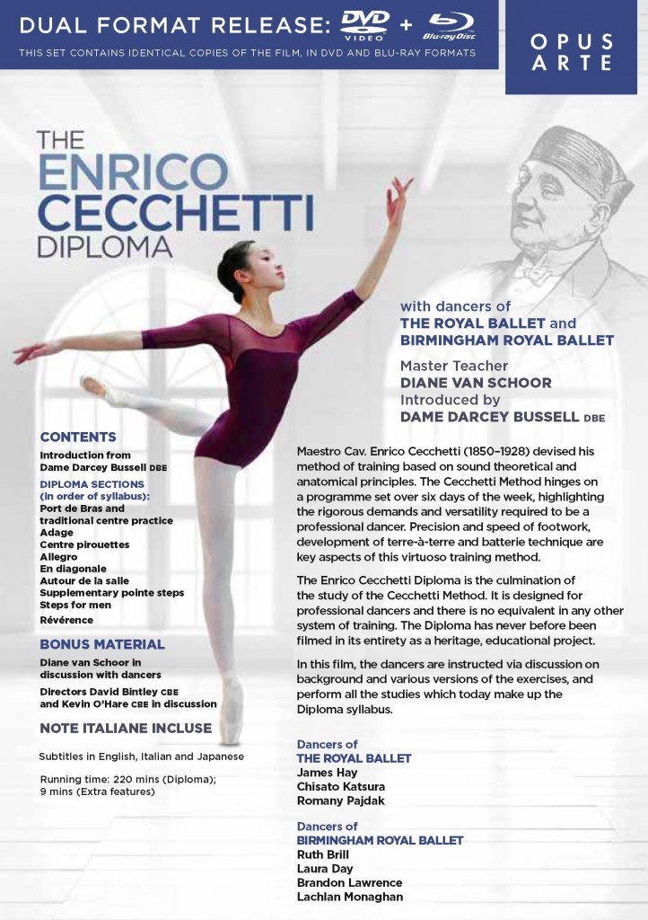 The Enrico Cecchetti Diploma ~ Order on the Royal Opera House Website ...